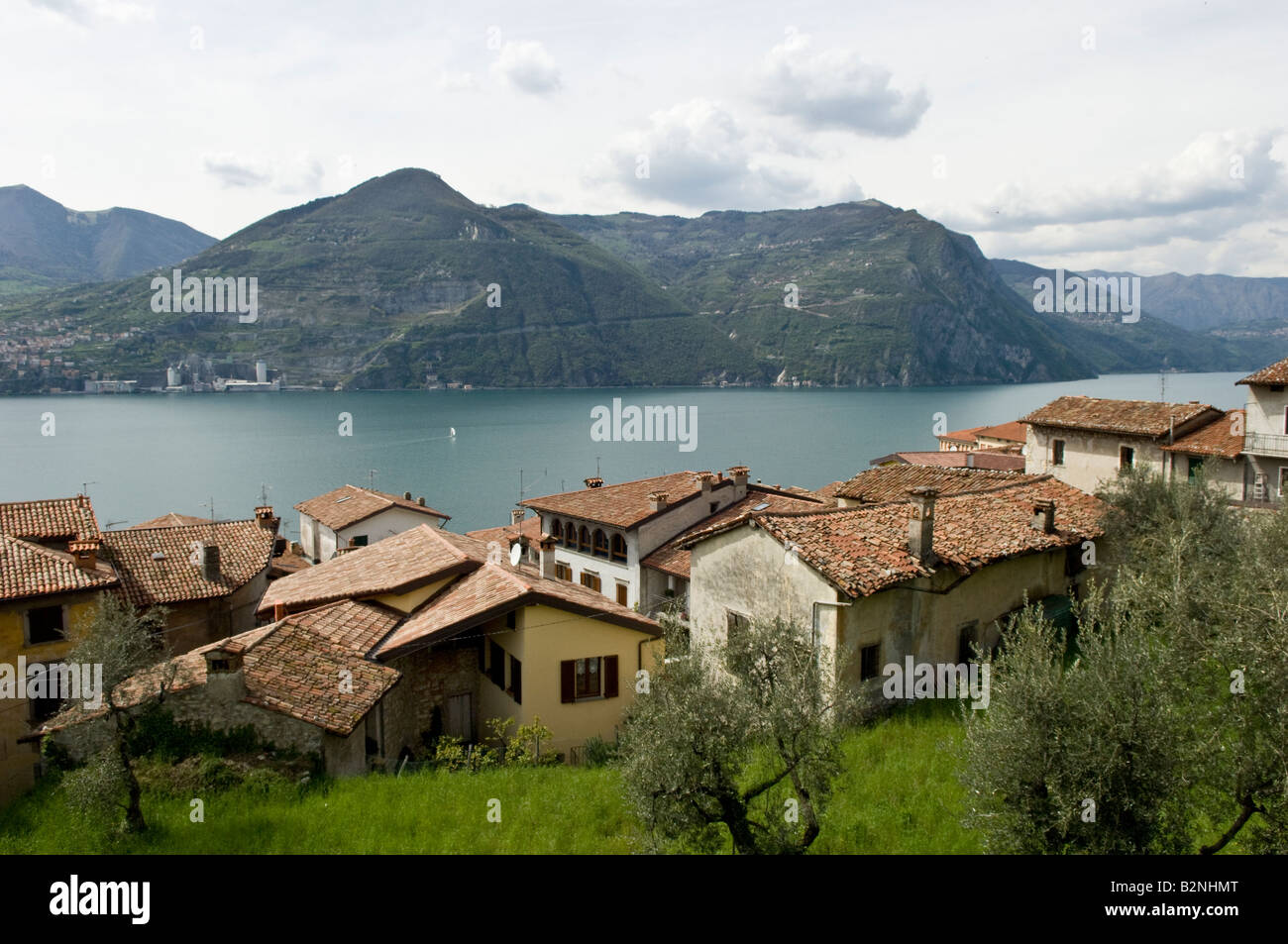 siviano village, montisola, Italy Stock Photo - Alamy