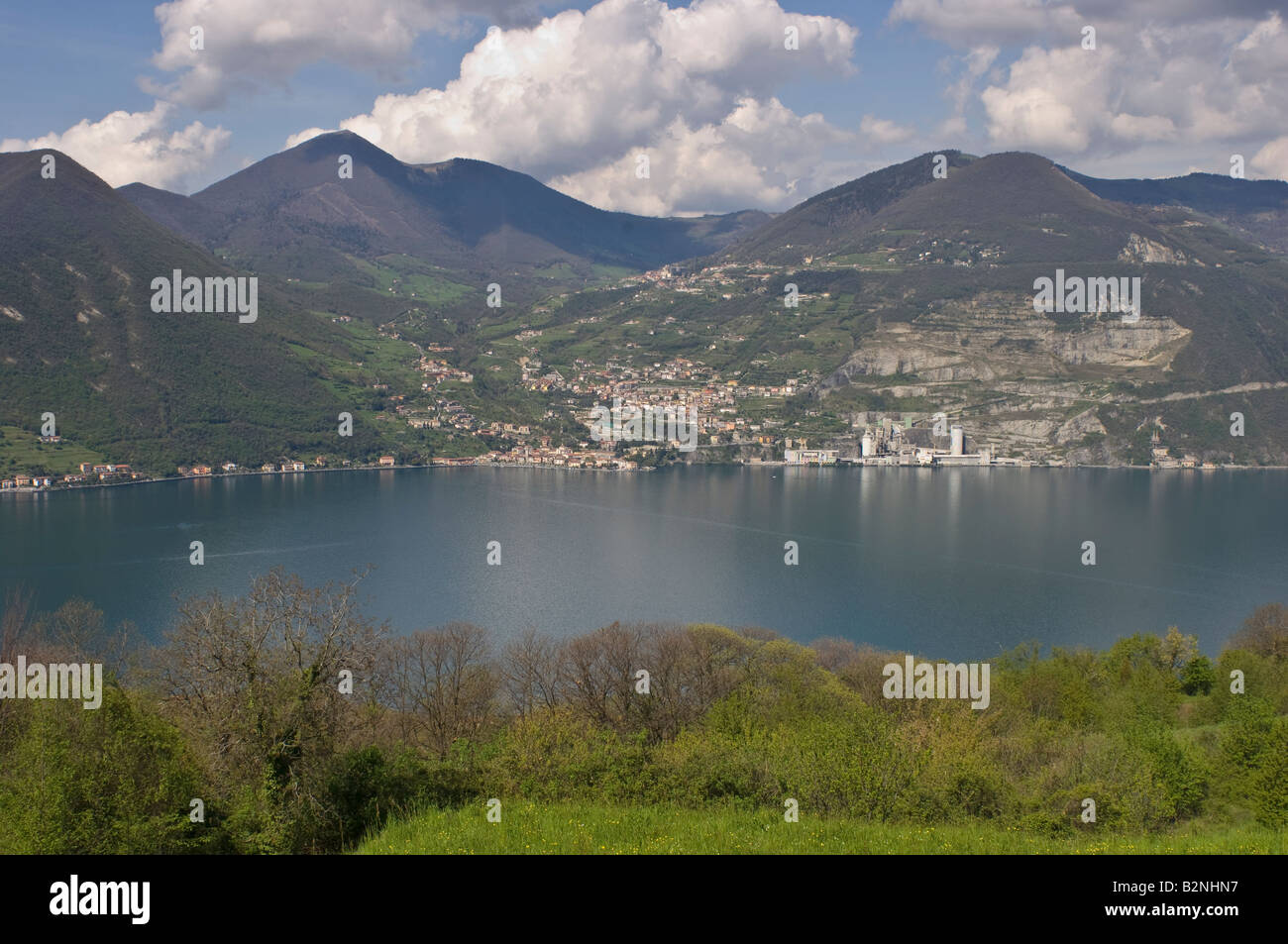 lake and coast, montisola, Italy Stock Photo - Alamy