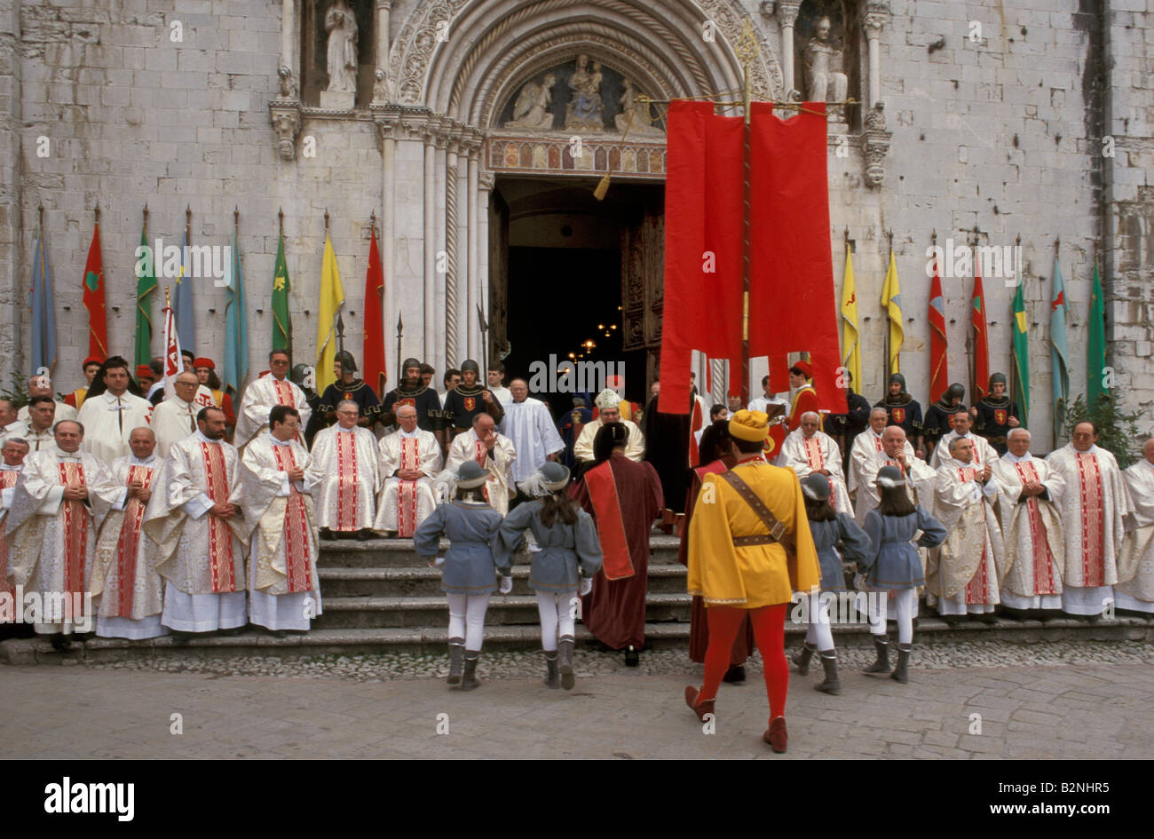 st. benedict feast, norcia, Italy Stock Photo - Alamy