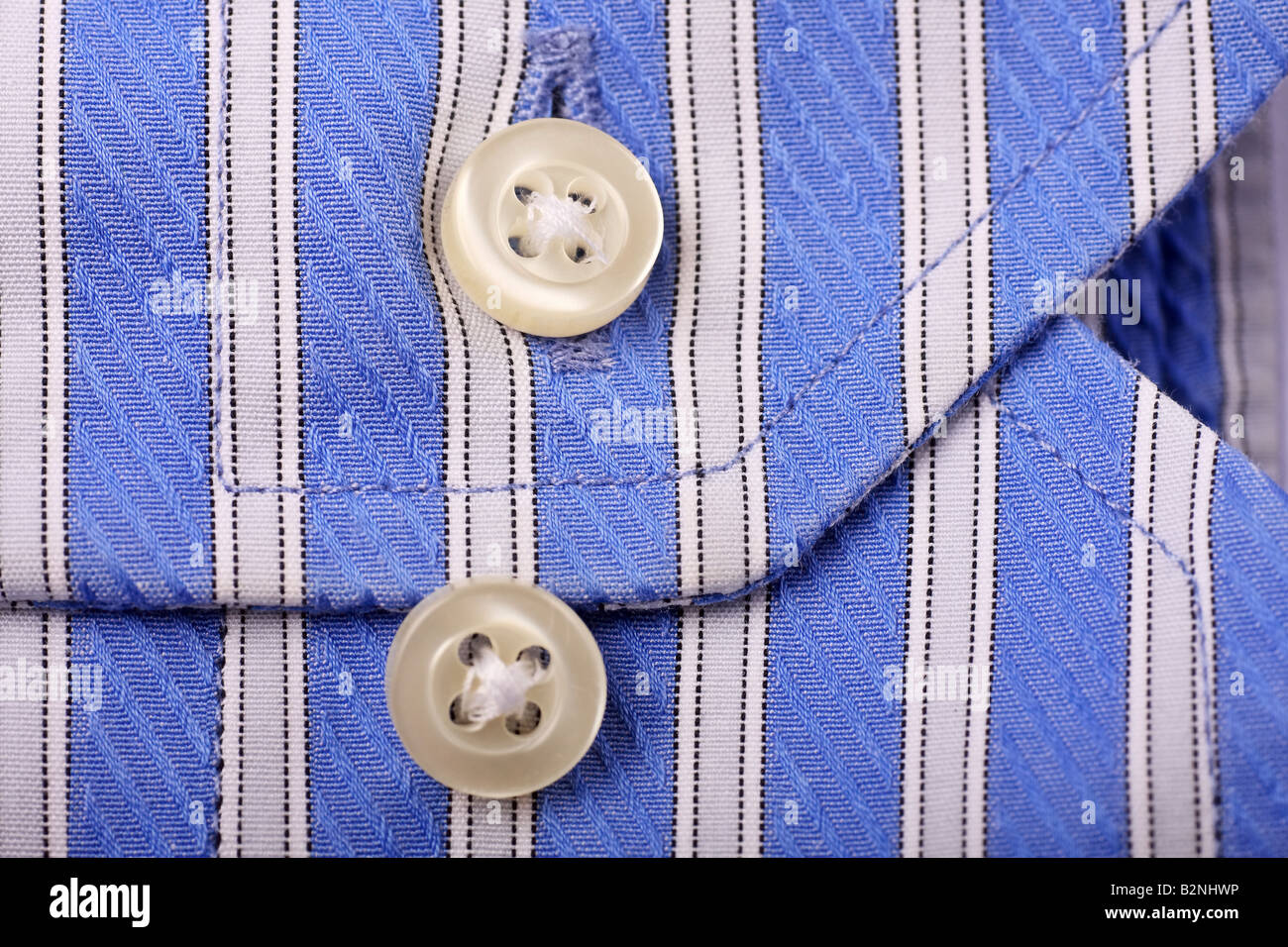 close up of a cotton shirt cuff showing texture to the fabric Stock ...