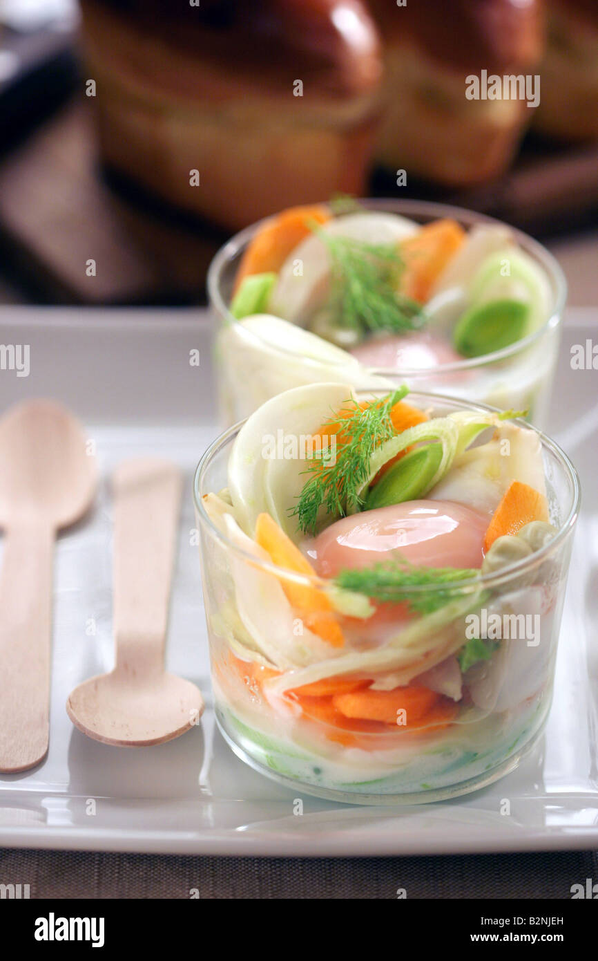 Eggs in cocotte style hi-res stock photography and images - Alamy