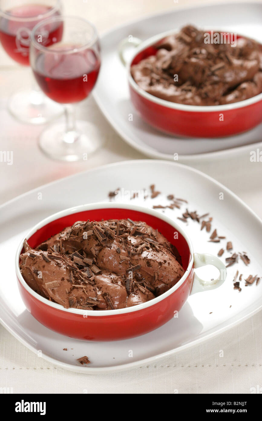 Chocolate mousse, Italy Stock Photo - Alamy