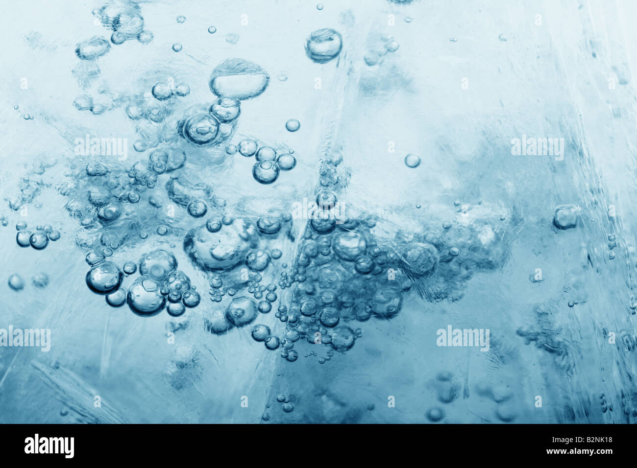 bubbles trapped inside a frosted drink icy drink Stock Photo - Alamy