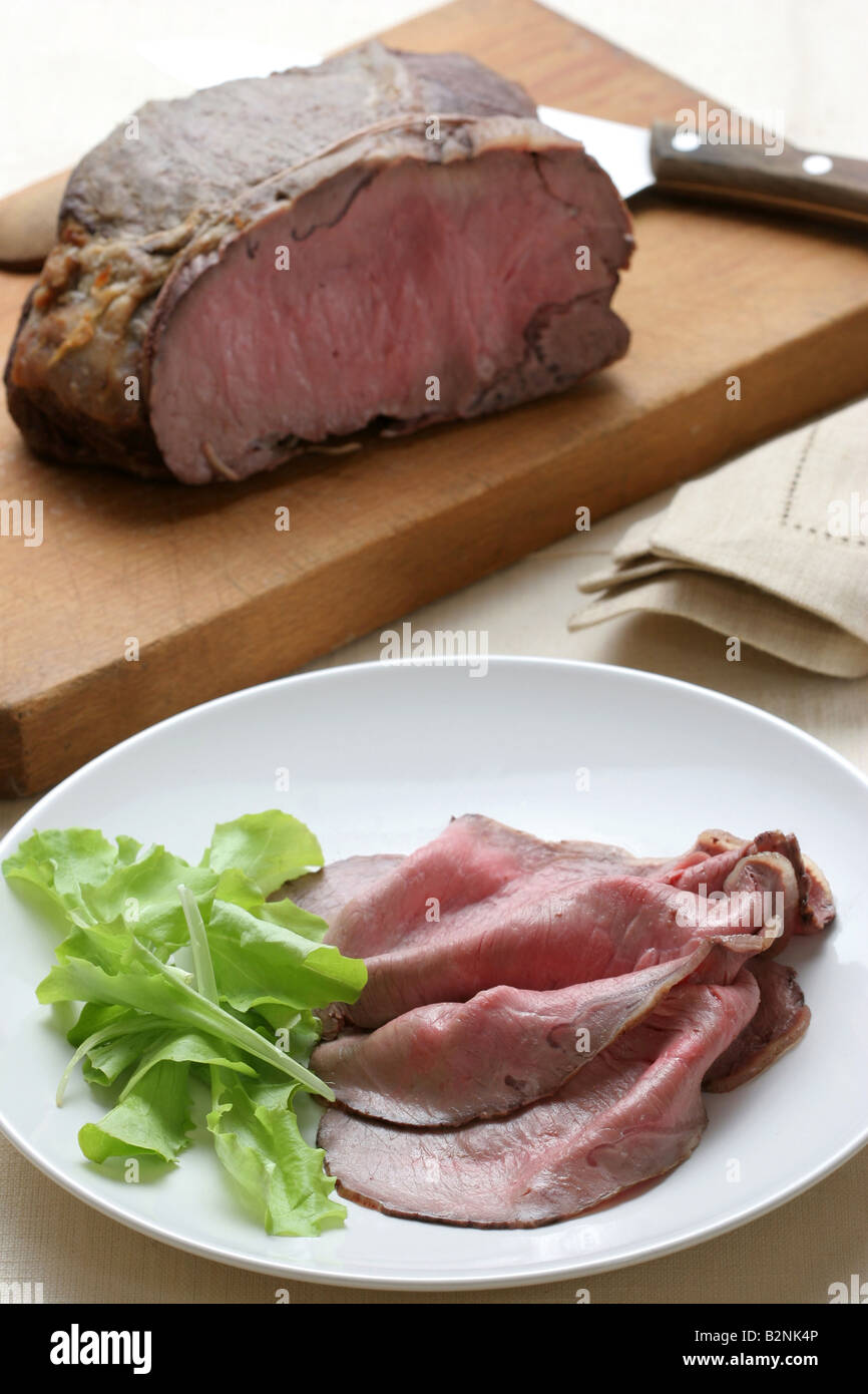Roast beef, Italy Stock Photo - Alamy