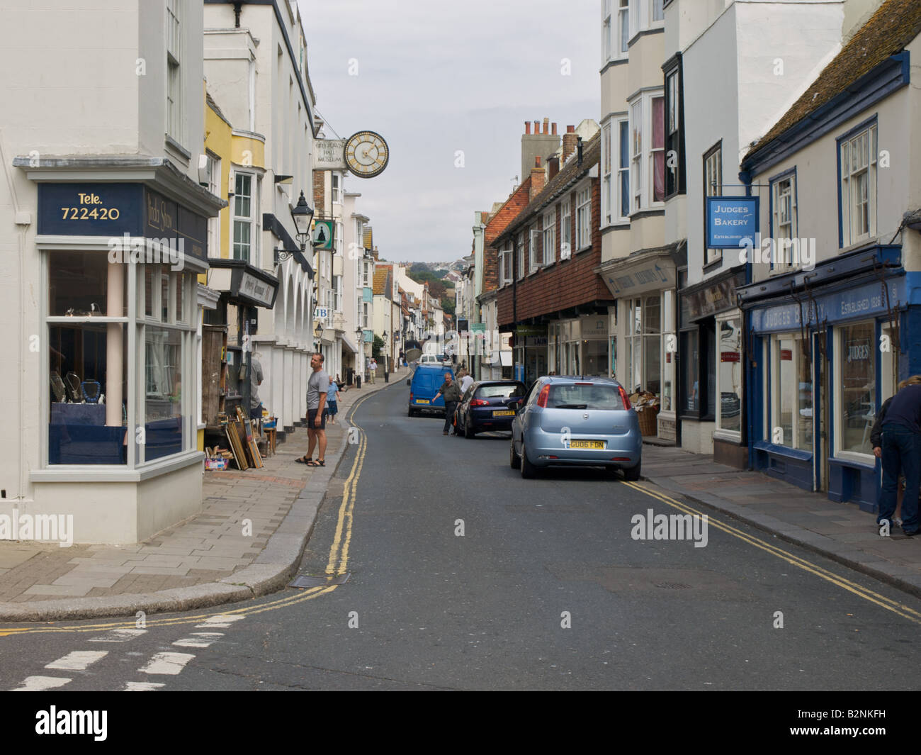 High Street, Old Town, Hastings Stock Photo - Alamy