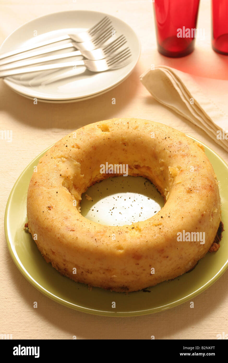 Gateau made with potatoes, Italy Stock Photo - Alamy