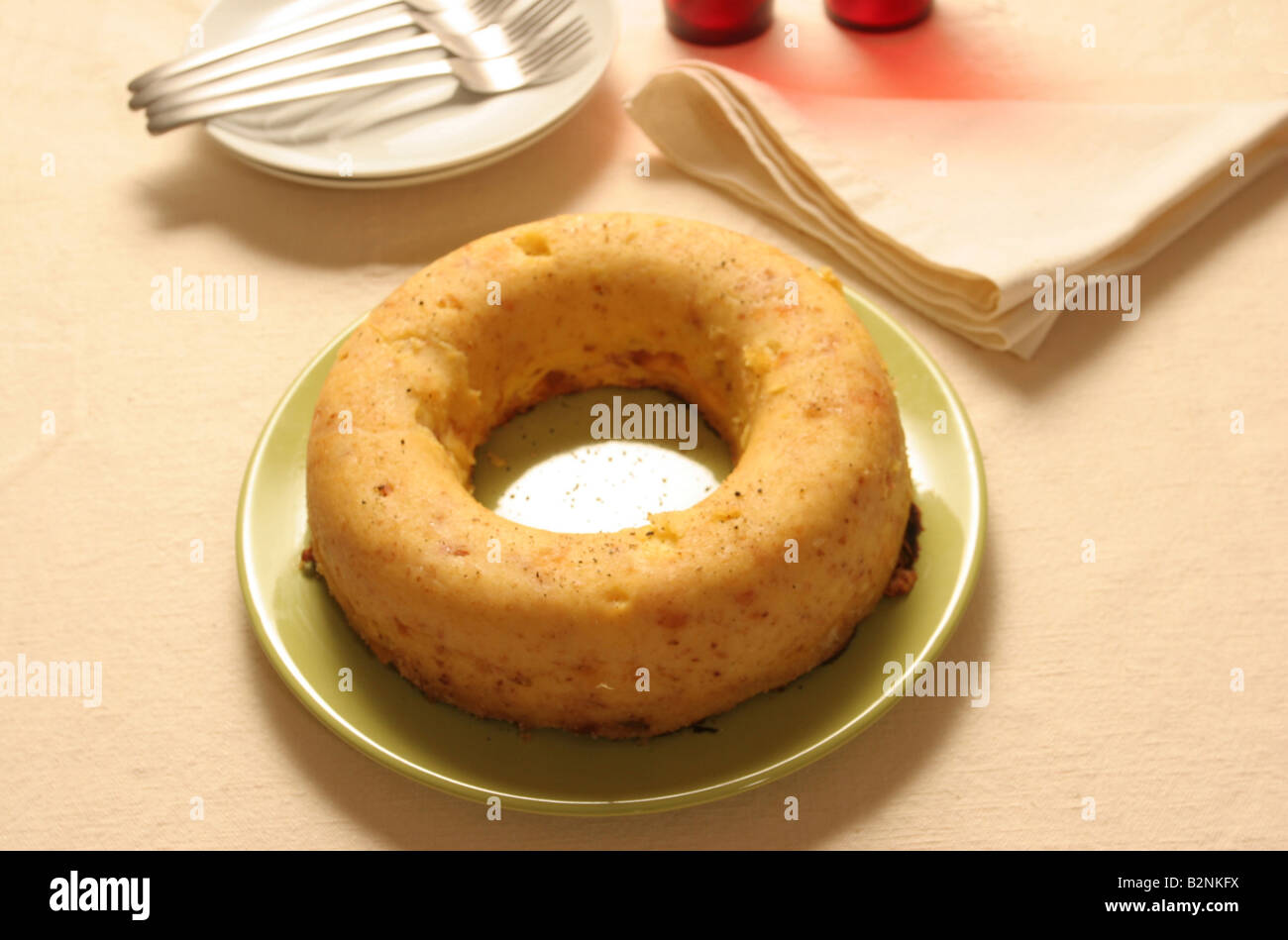 Gateau made with potatoes, Italy Stock Photo - Alamy