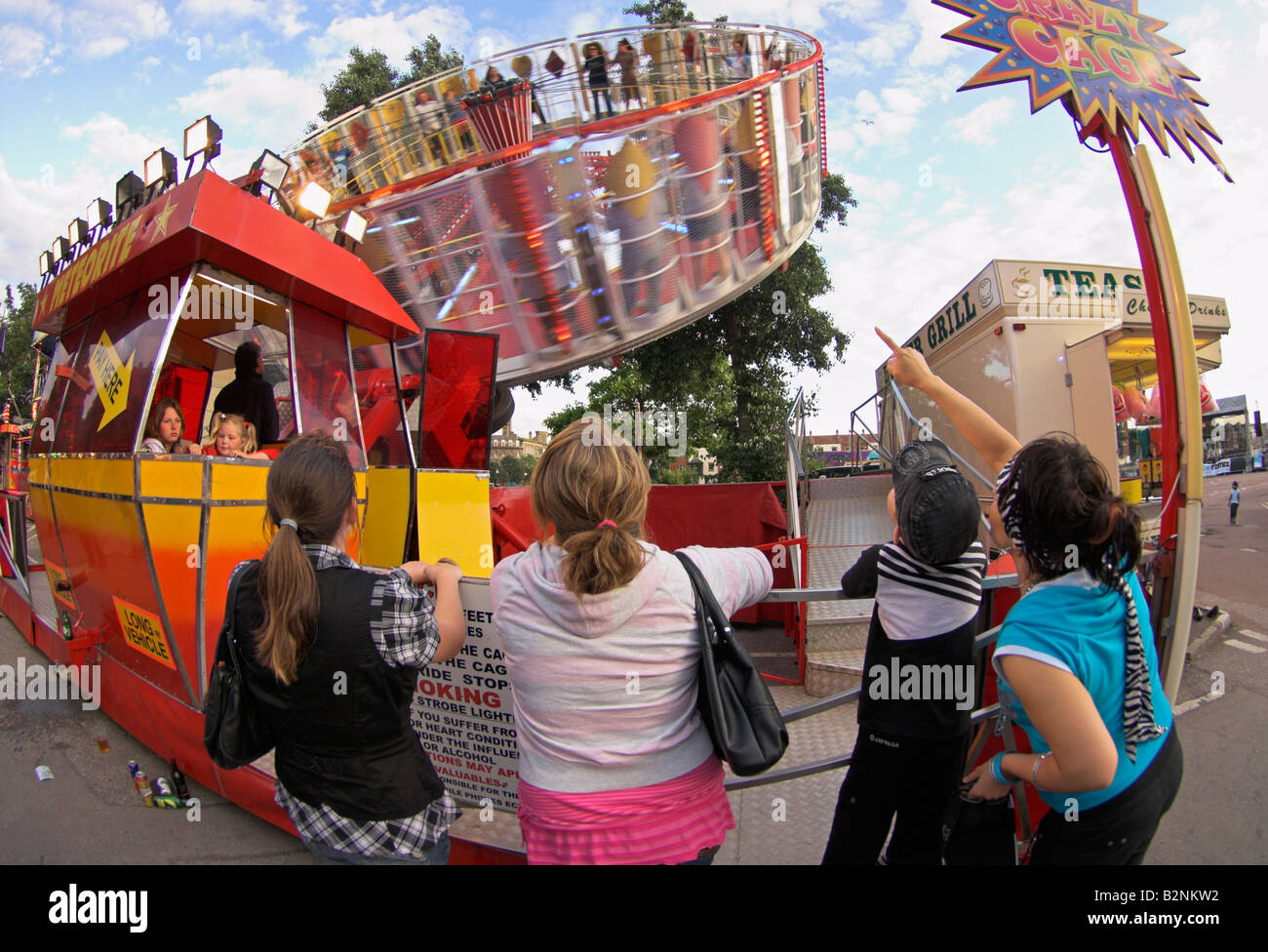 Spinning fairground ride hi-res stock photography and images - Alamy