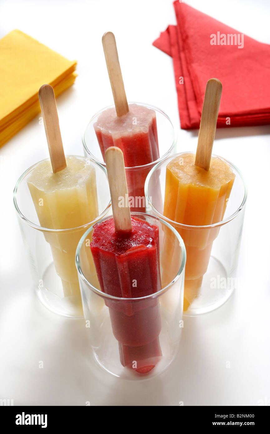 Fruit lollipop, Italy Stock Photo - Alamy
