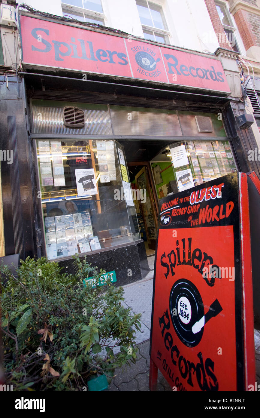 Spillers Records music shop the oldest record shop in the world the ...