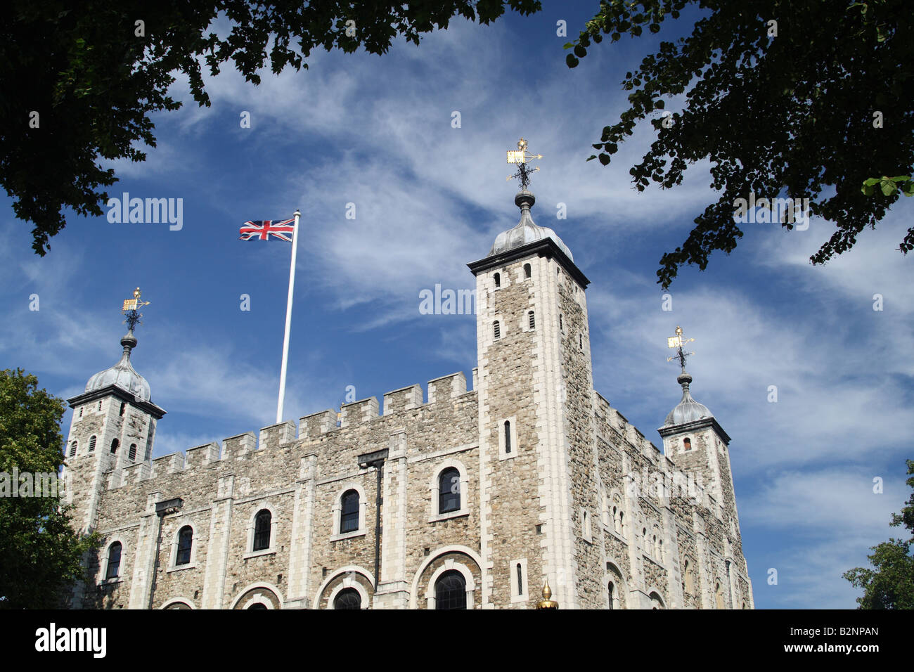 Union jack white tower hi-res stock photography and images - Alamy