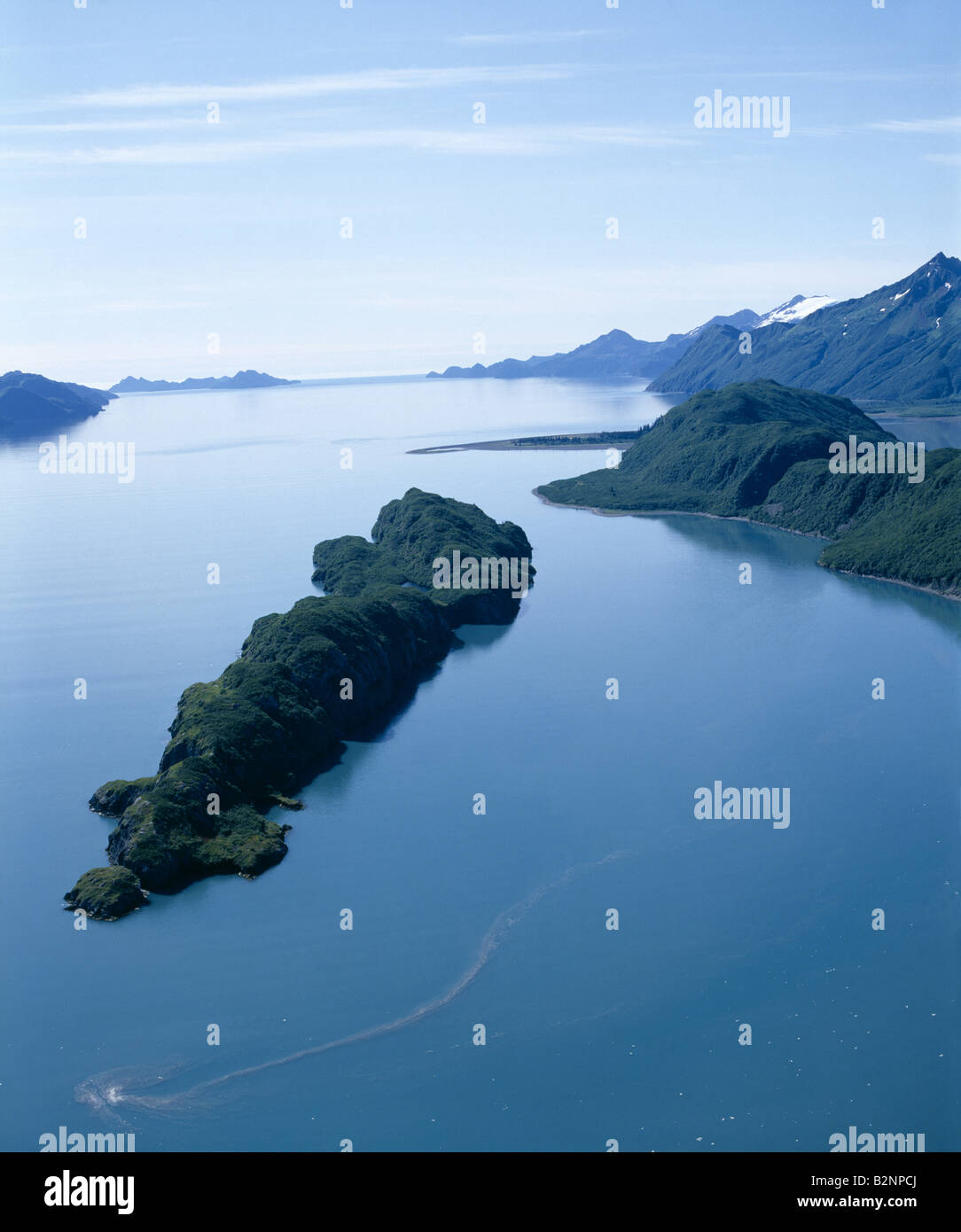 ISLANDS IN RESURRECTION BAY ALASKA Stock Photo - Alamy