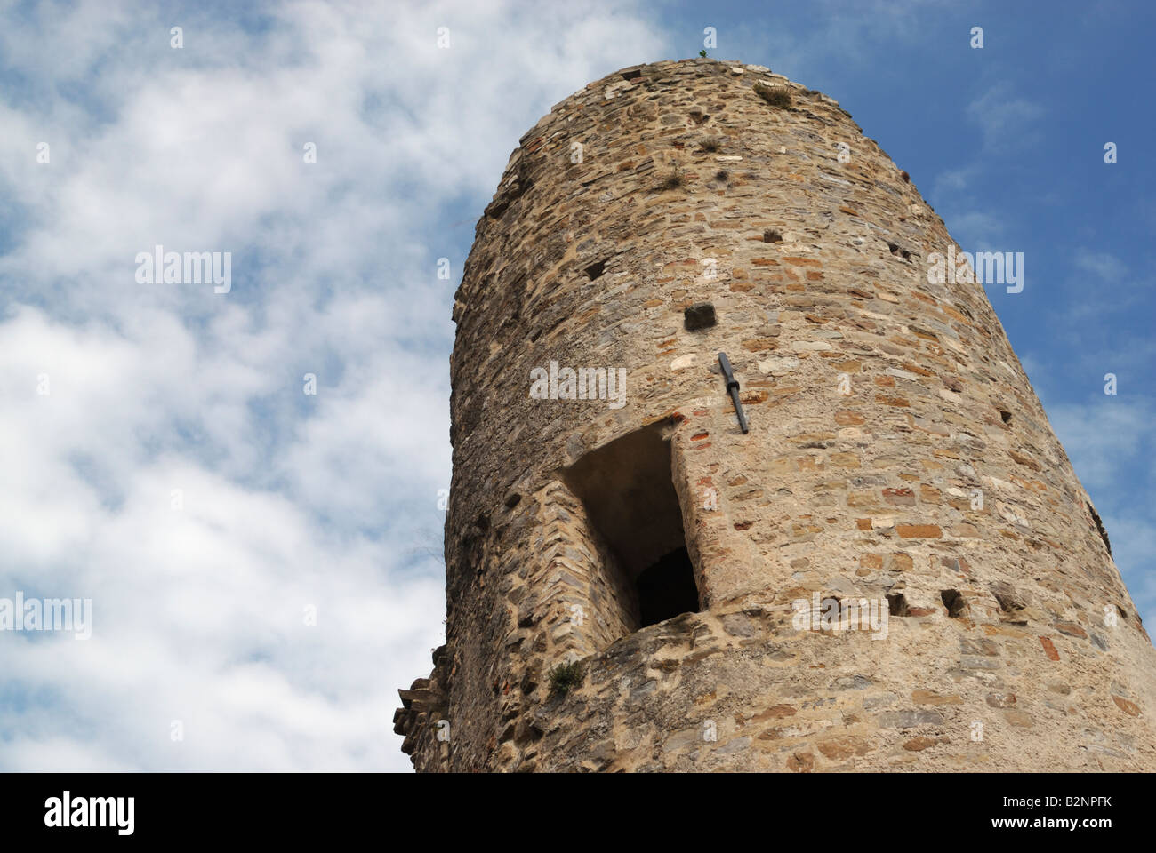 Old stone tower in Doria Castle. Dolce Aqua. Liguria. Italy Stock Photo ...