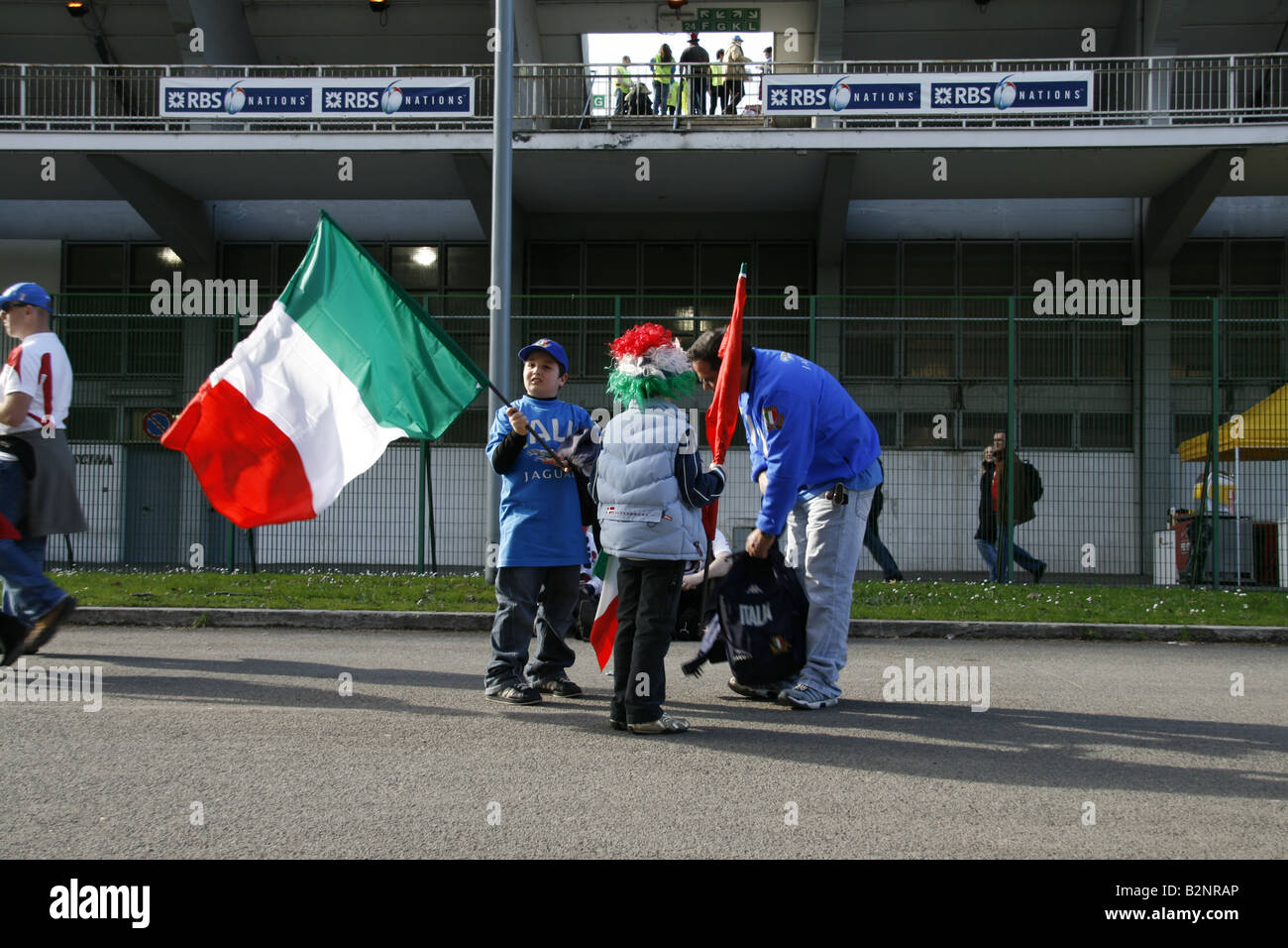Italian fans kids hi-res stock photography and images - Alamy