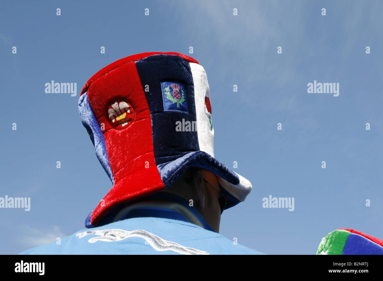 italian rugby fans in rome for the six nations match Stock Photo - Alamy