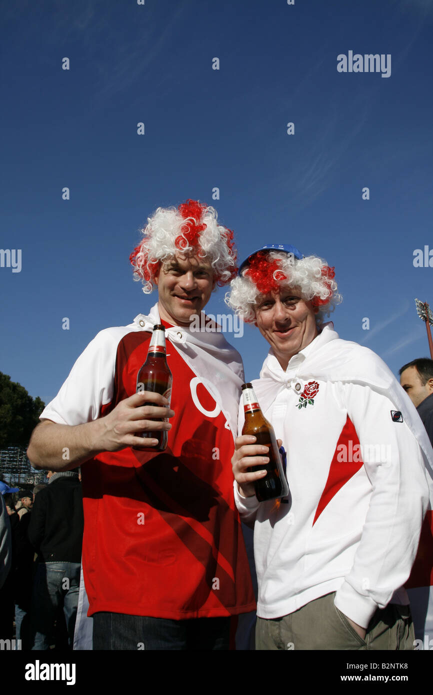 Rugby rose fan hi-res stock photography and images - Alamy