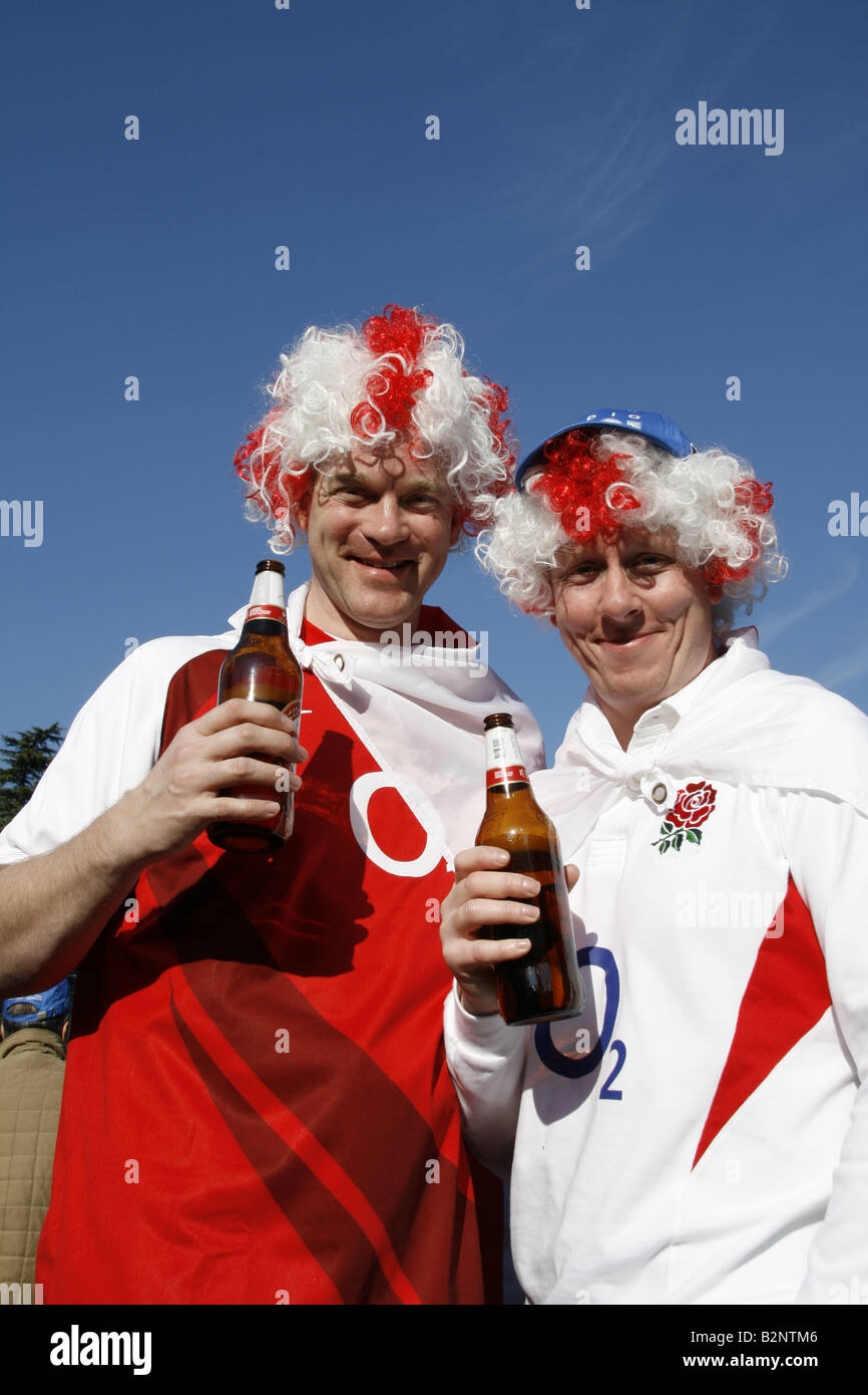 Rugby rose fan hi-res stock photography and images - Alamy