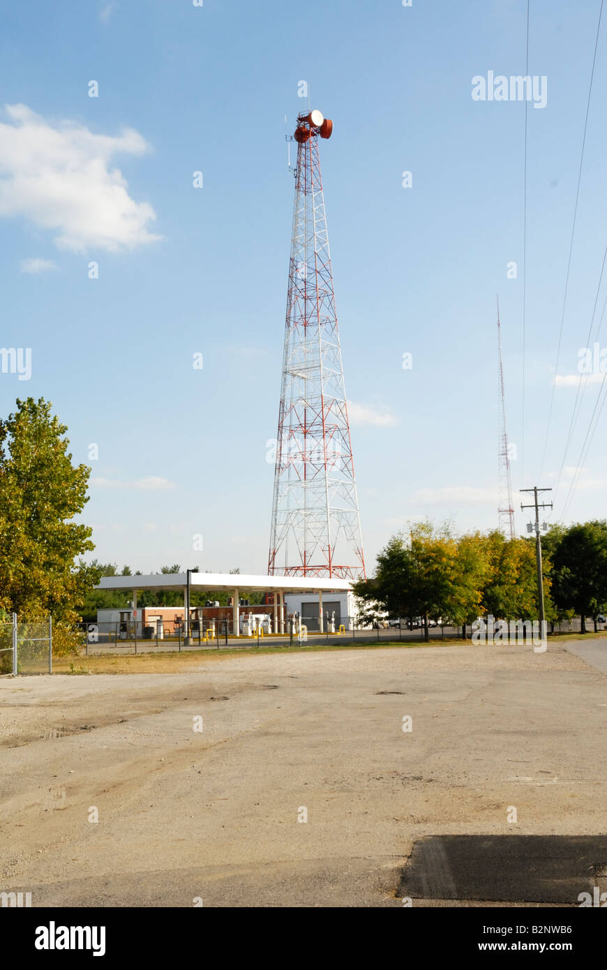 Radio tower in Columbus Ohio Stock Photo - Alamy