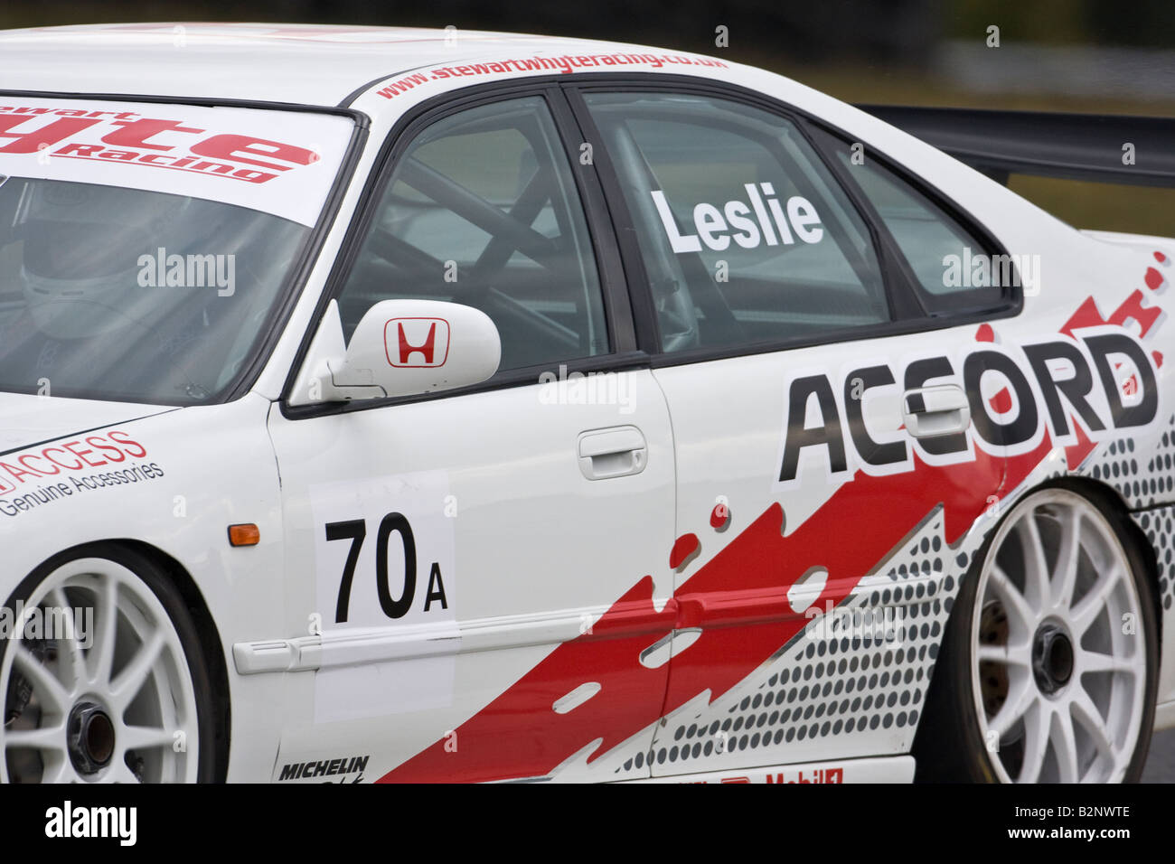 Touring car tribute to David Leslie at Knockhill Circuit Fife Scotland ...
