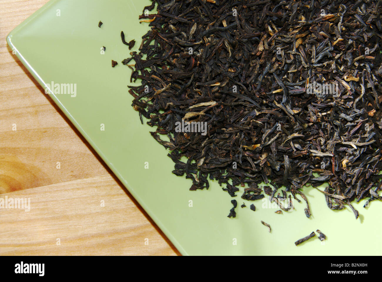 Loose leaf black tea Stock Photo - Alamy