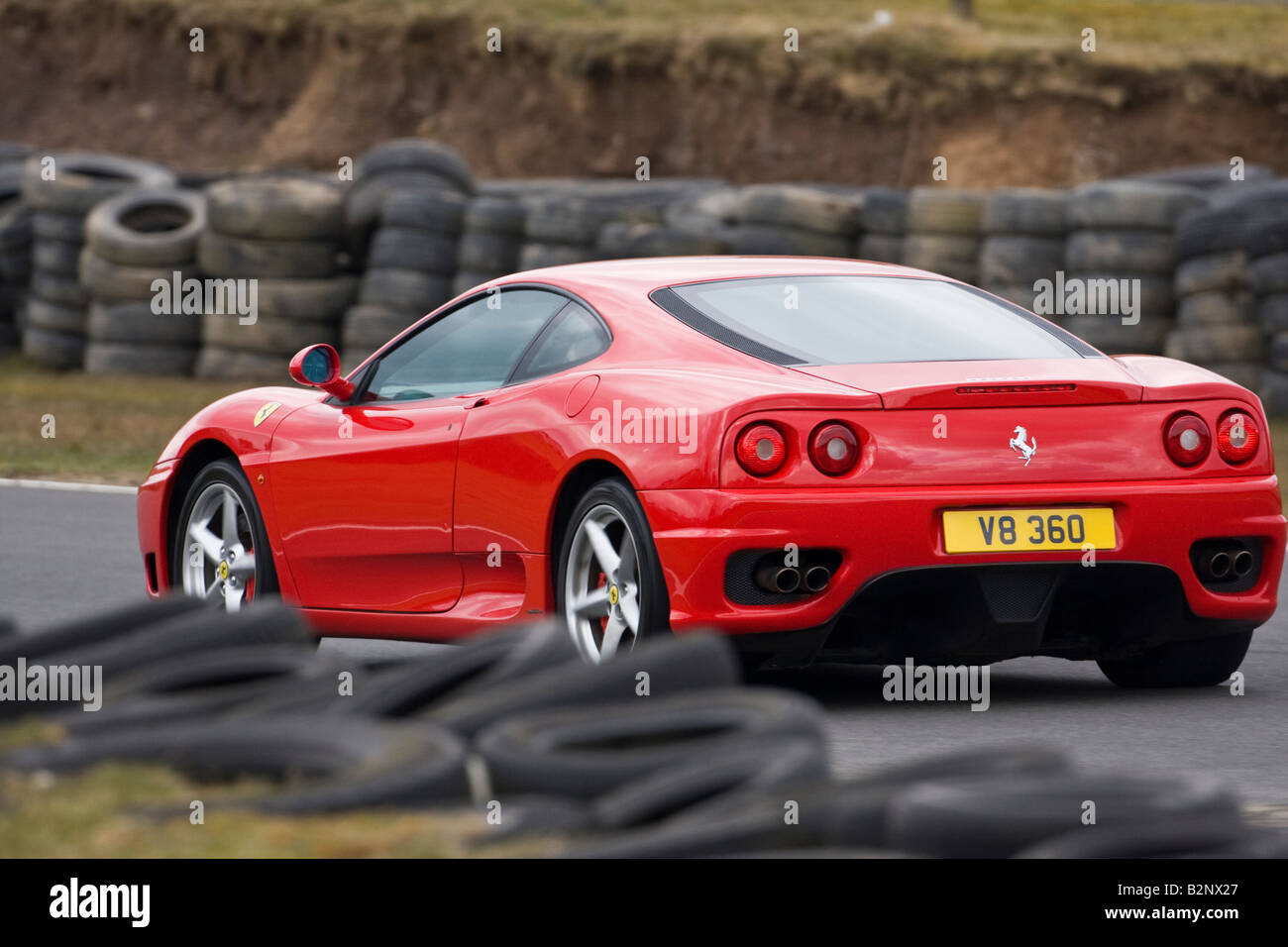 Ferrari 360 Modena Knockhill Fife Scotland Stock Photo - Alamy
