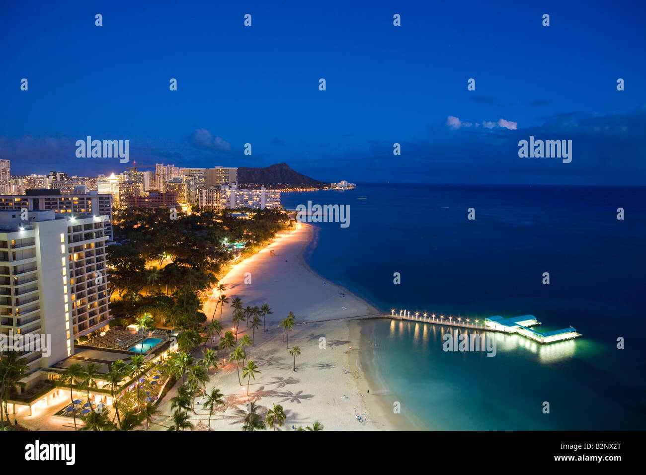 Blue diamond beach resort hi-res stock photography and images - Alamy