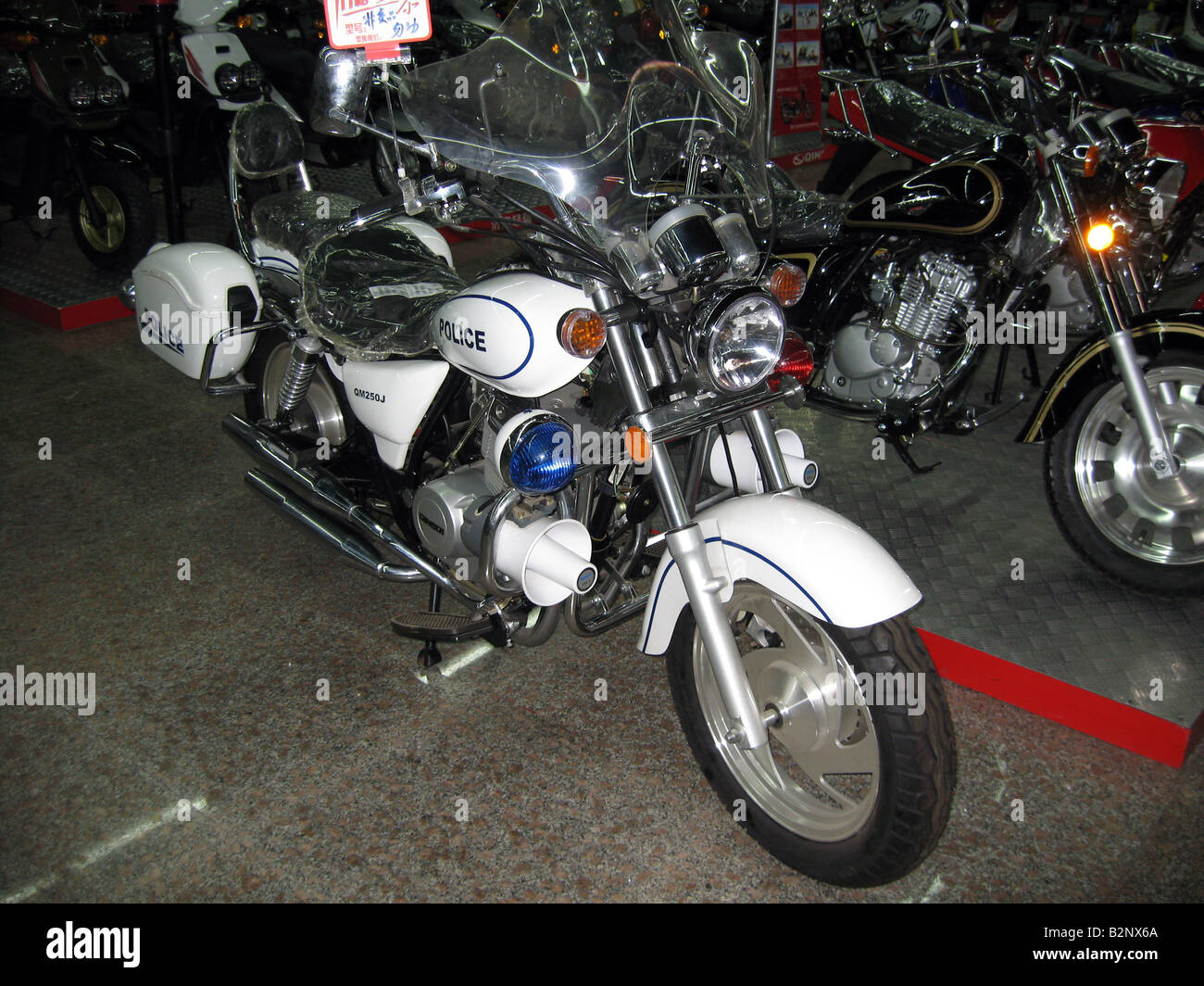 Police motorcycle chinese hi-res stock photography and images - Alamy