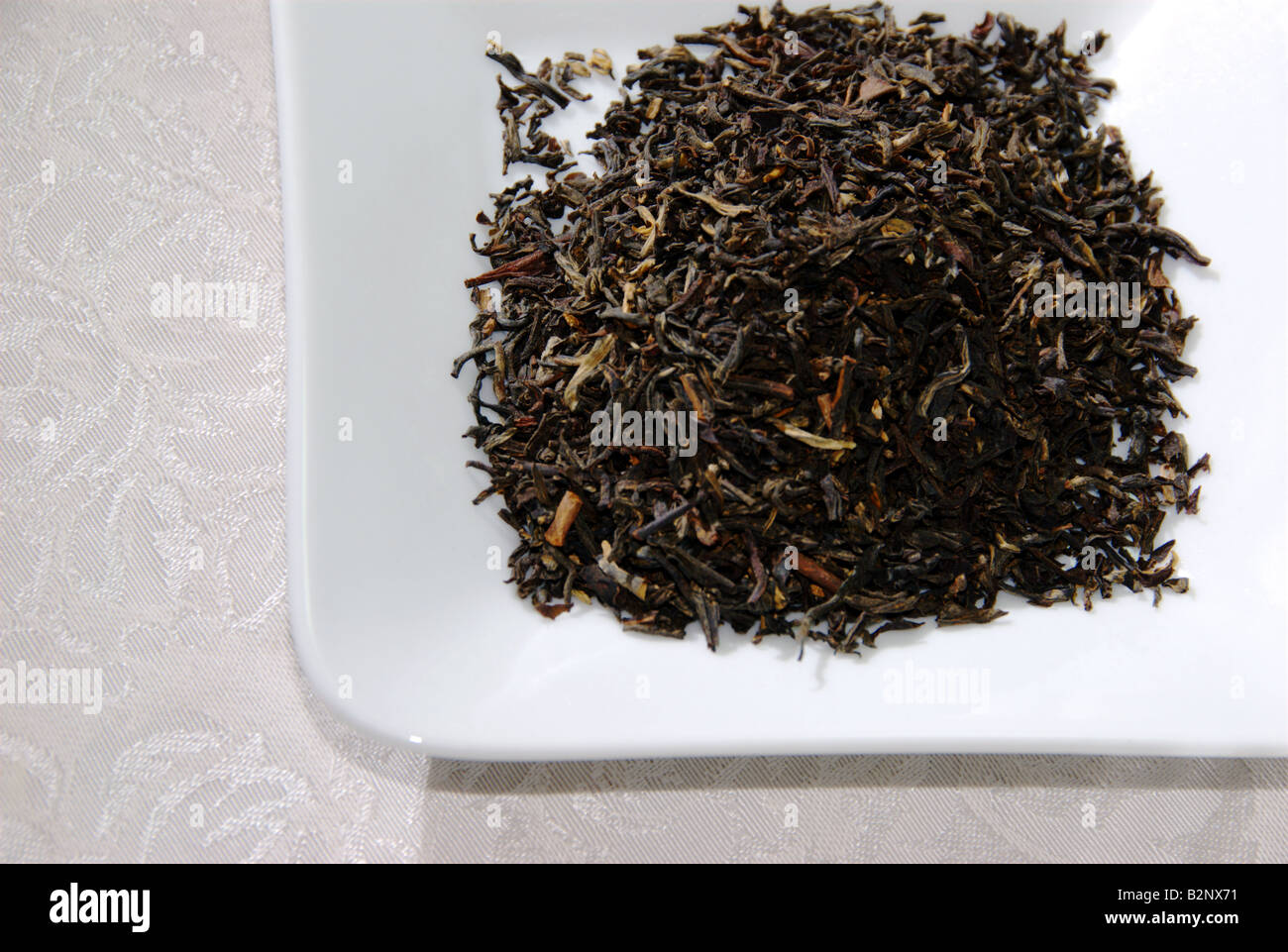 Loose leaf black tea Stock Photo - Alamy