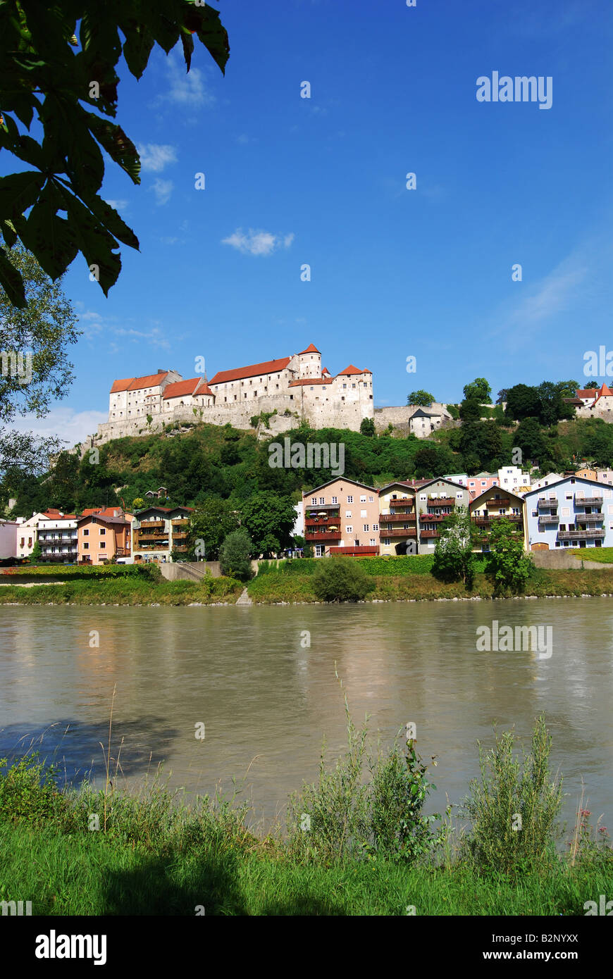 Burghausen, town in Bavaria, Germany, castle view Stock Photo - Alamy