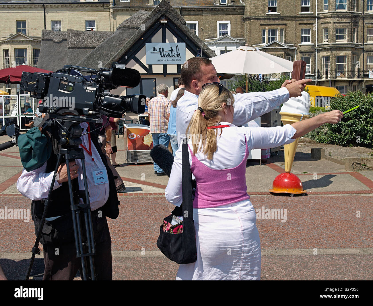 Outside broadcast television camera hi-res stock photography and images ...