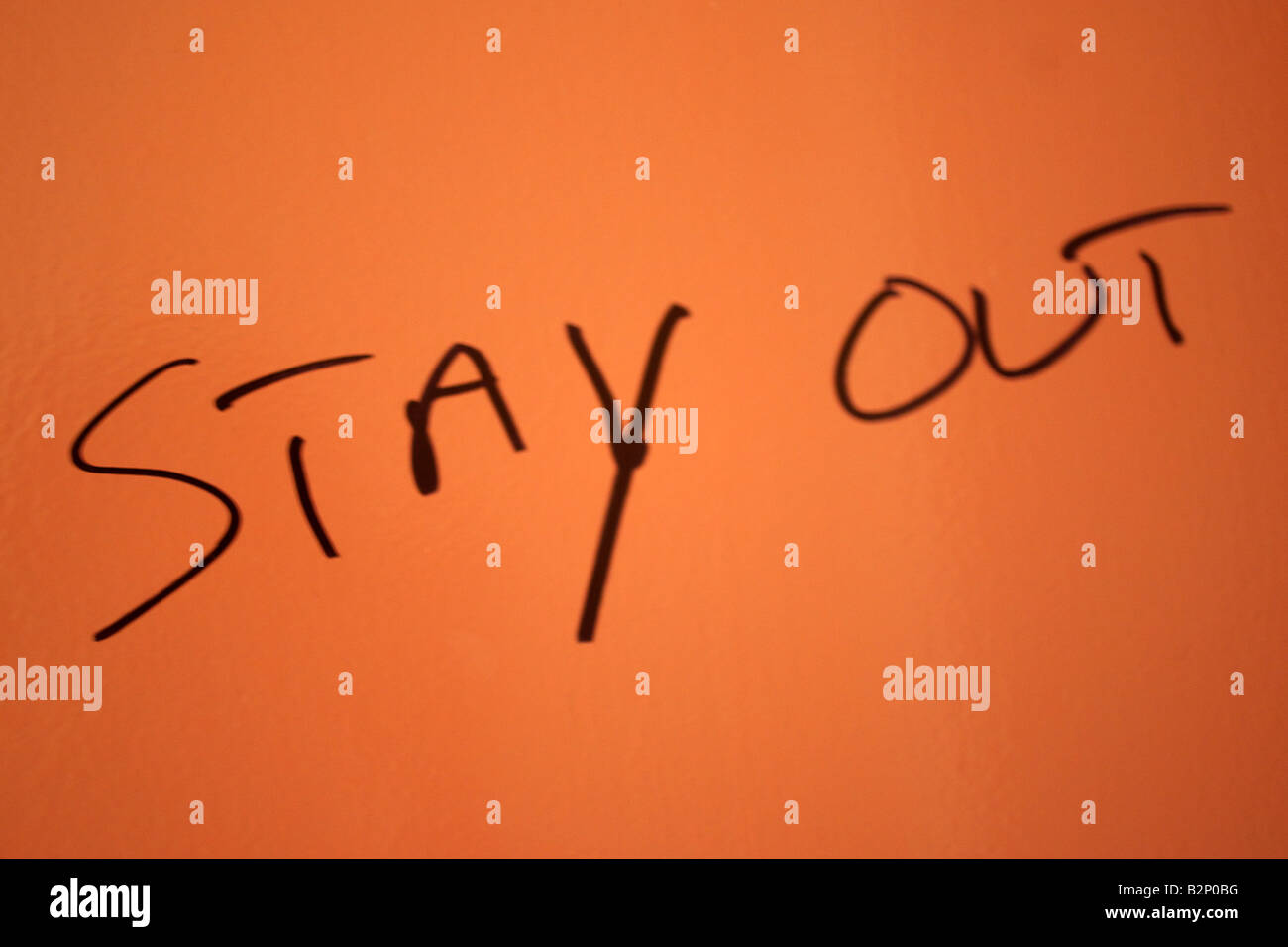 Stay out door hi-res stock photography and images - Alamy