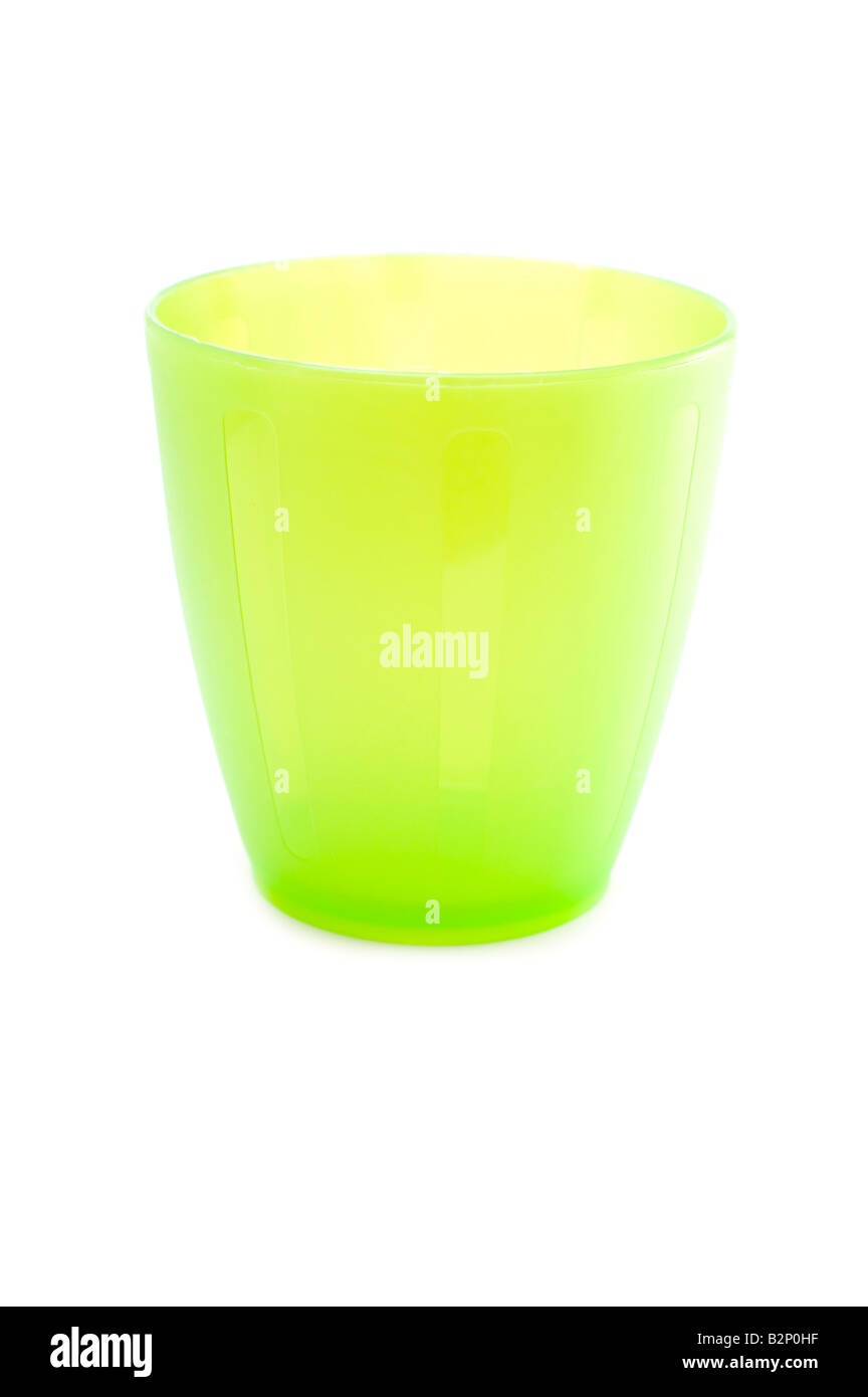 object on white kitchen utensil plastic cups Stock Photo - Alamy