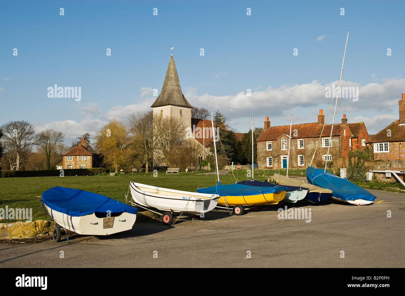 Bosham Church of the Holy Trinity Stock Photo - Alamy