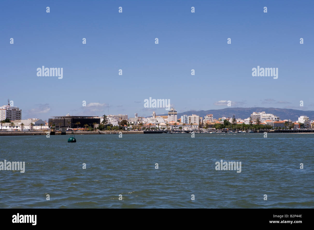 Portimao view from the Arade river, algarve Portugal Stock Photo - Alamy