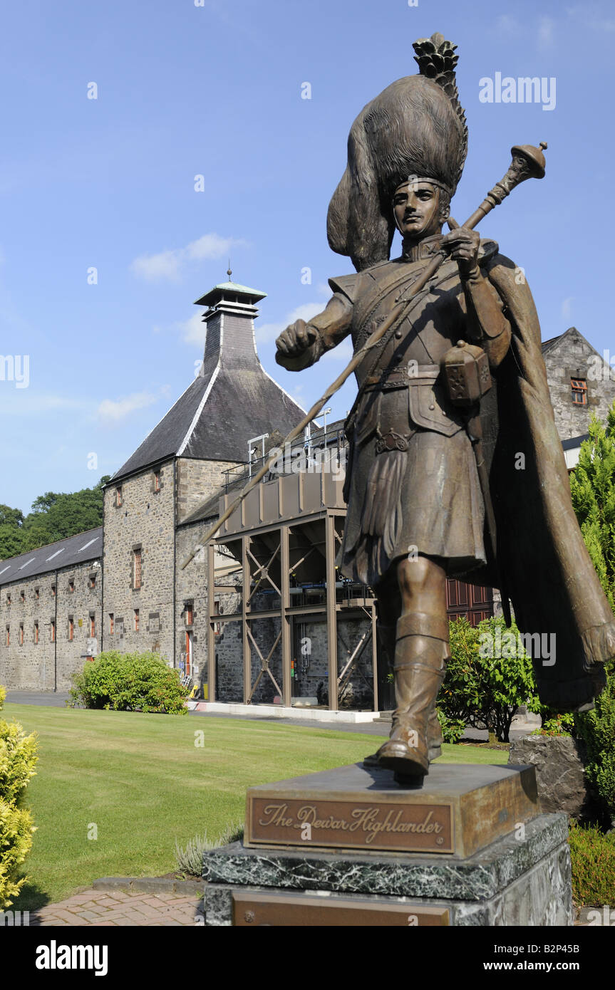 Aberfeldy Distillery in the true heart or centre of Scotland Perthshire ...