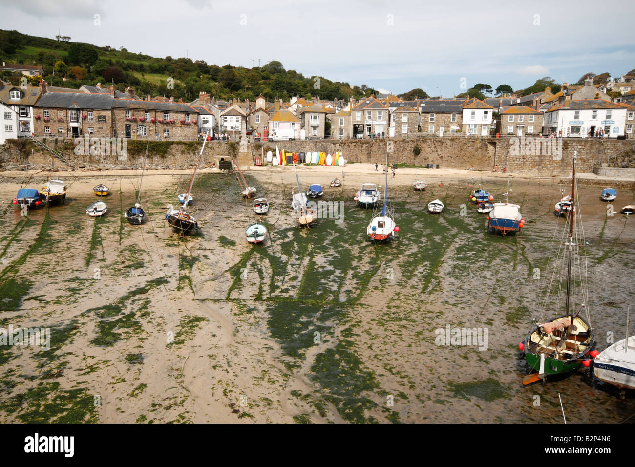 Mousehole harbour, Cornwall Stock Photo - Alamy