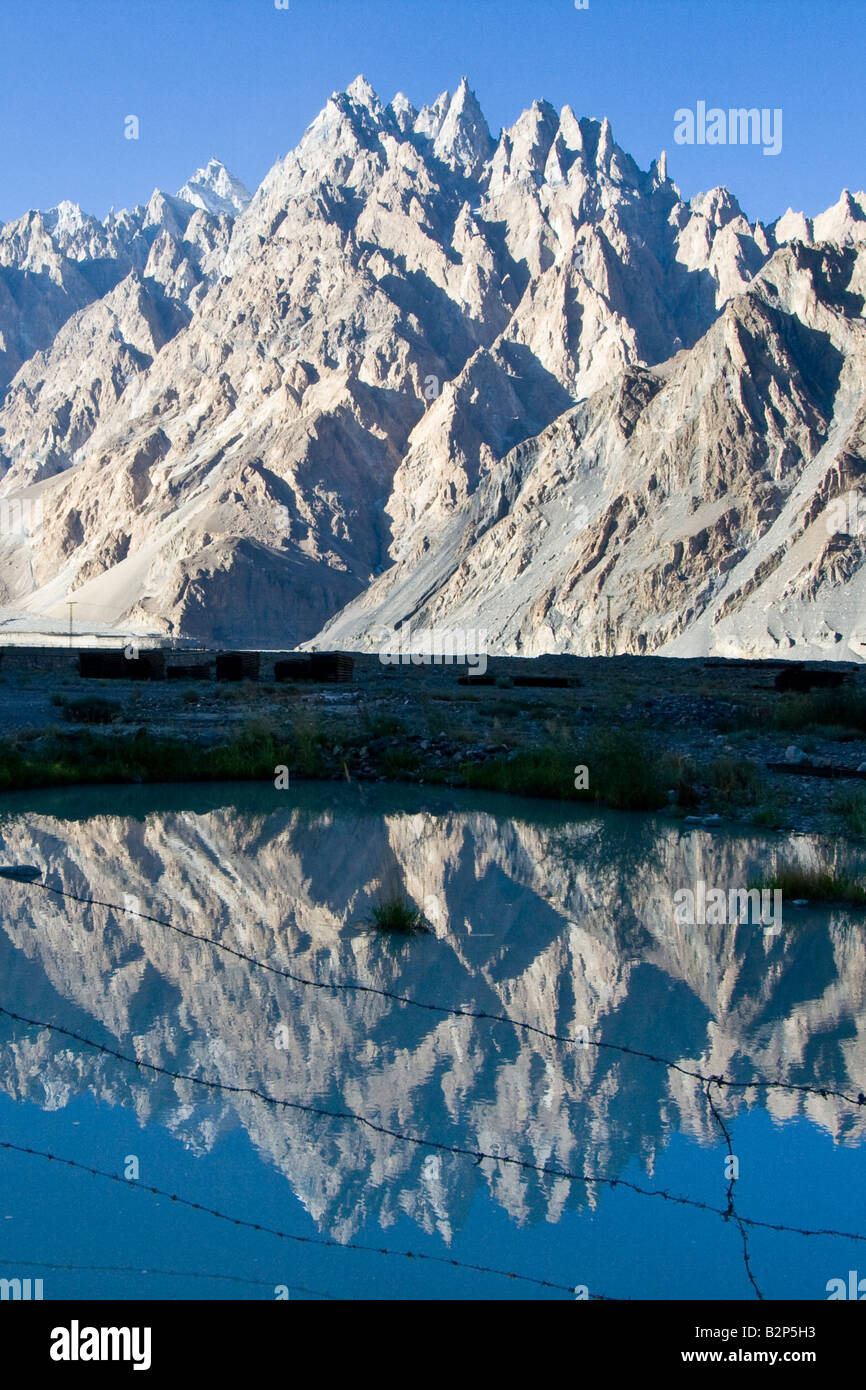 The Cathedral in the Karakoram Mountains in Passu in Hunza Northern ...