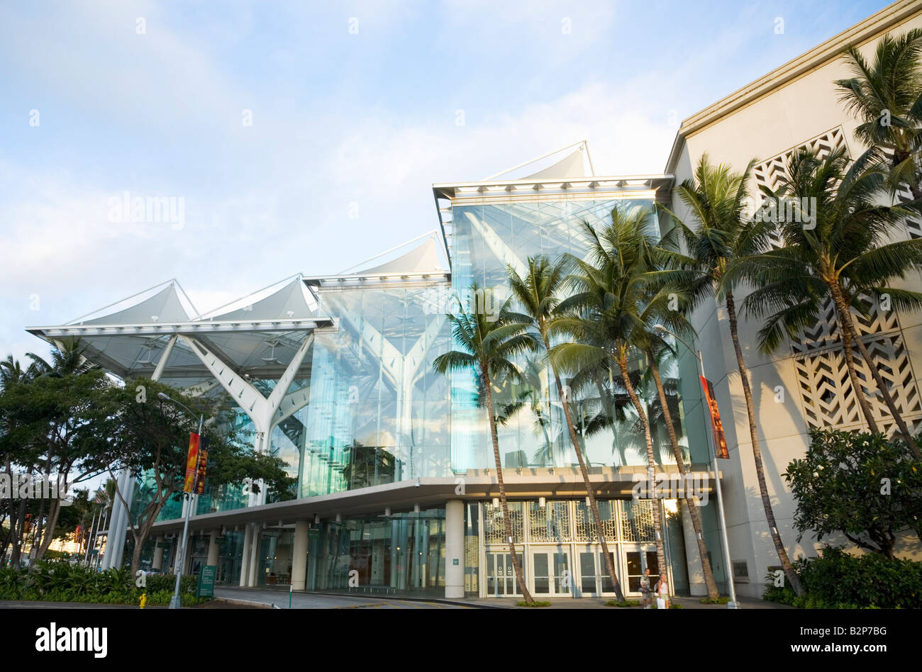 Hawaii Conference Centre Honolulu O ahu Hawaii USA Stock Photo - Alamy