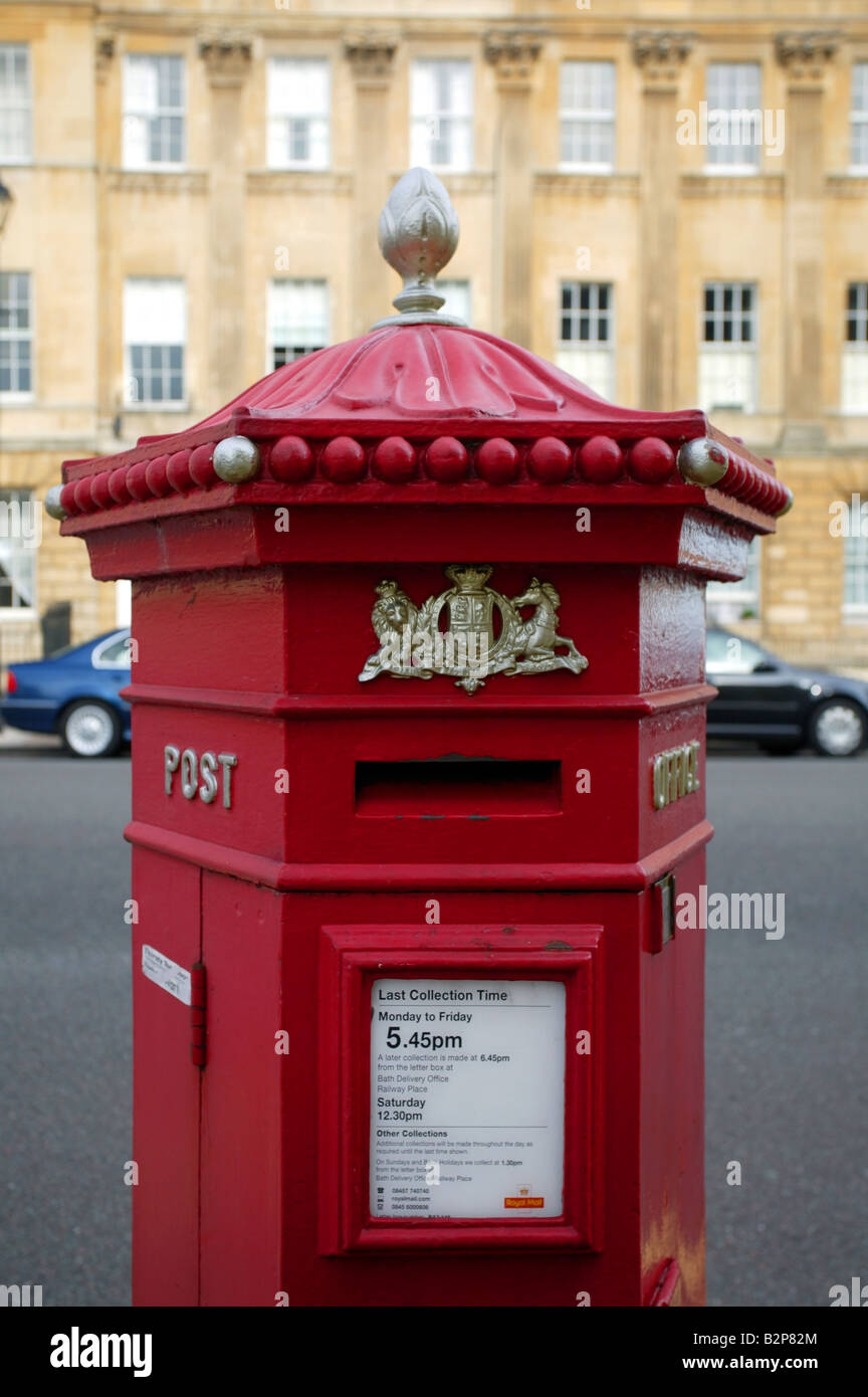 Post box, Bath Somerset England Stock Photo - Alamy
