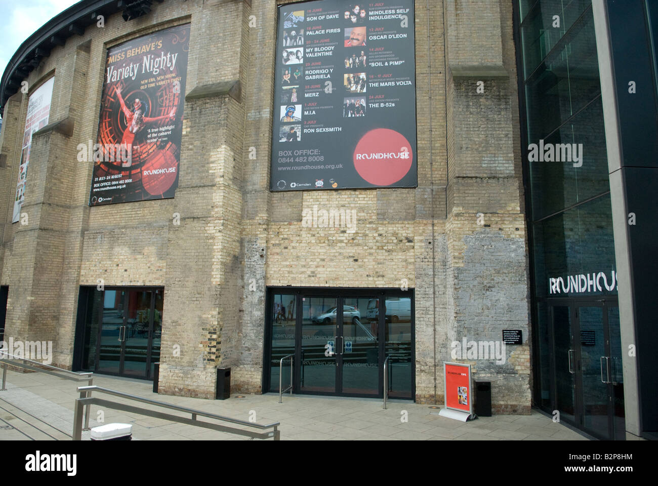 Roundhouse Theatre, Camden, London, UK Stock Photo - Alamy