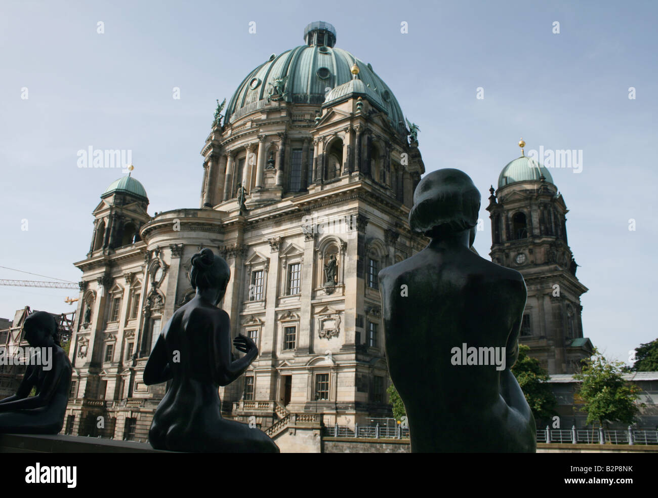 Statues and exterior of Berlin Cathedral May 2008 Stock Photo - Alamy