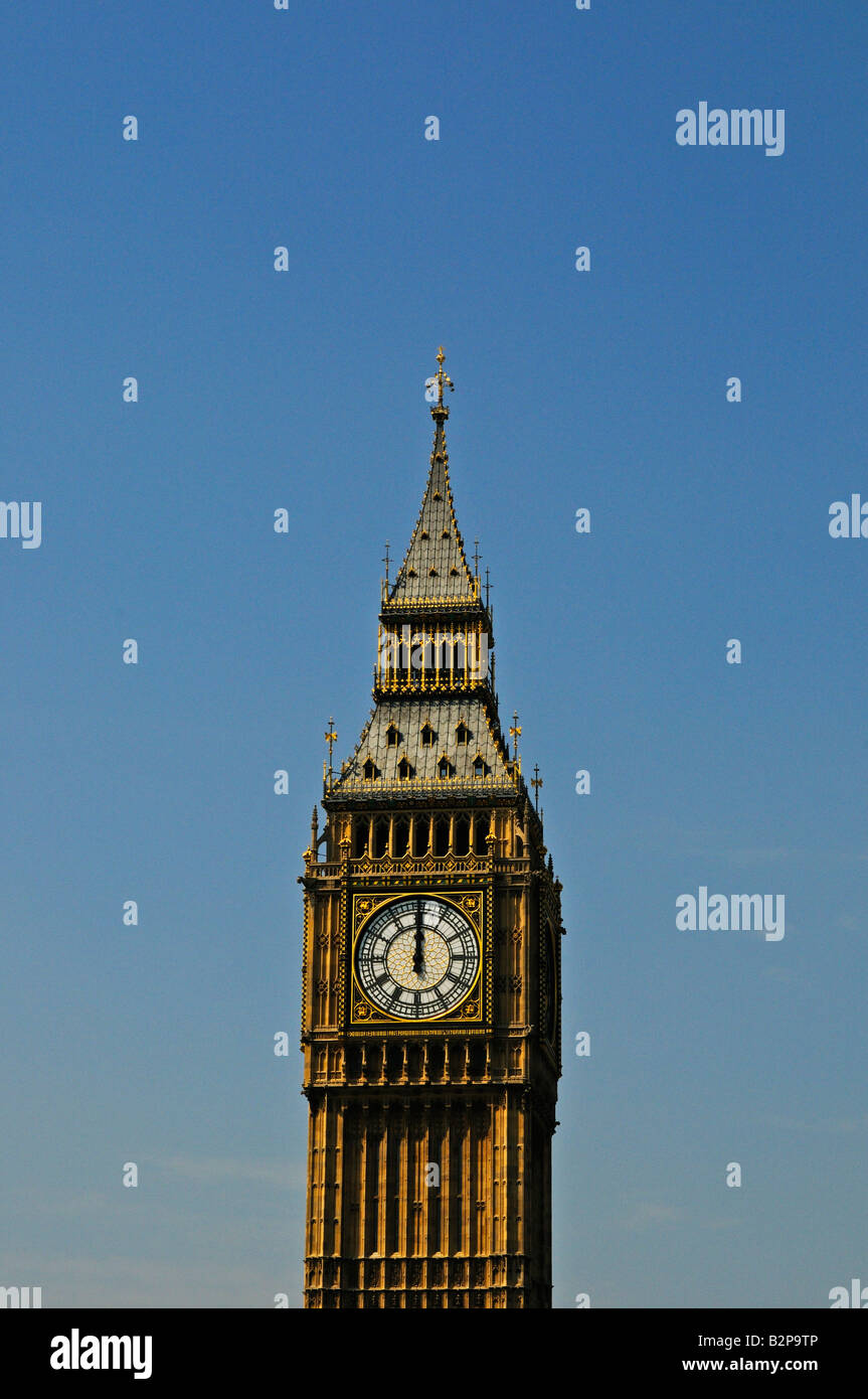 Big Ben Twelve O clock Stock Photo - Alamy