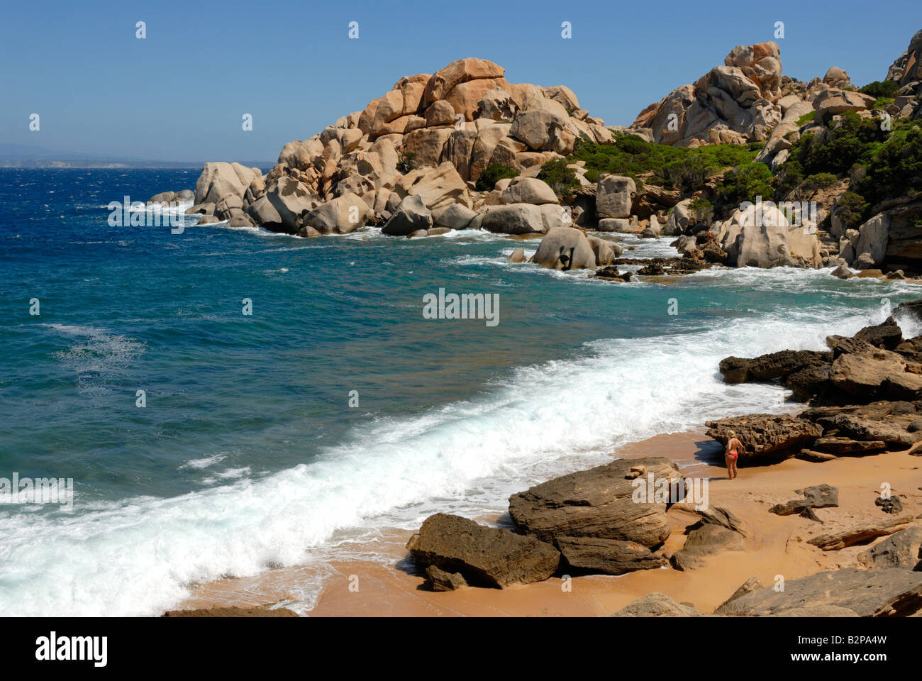 Cala Spinosa beach at Santa Teresa Gallura on Sardinia Stock Photo - Alamy