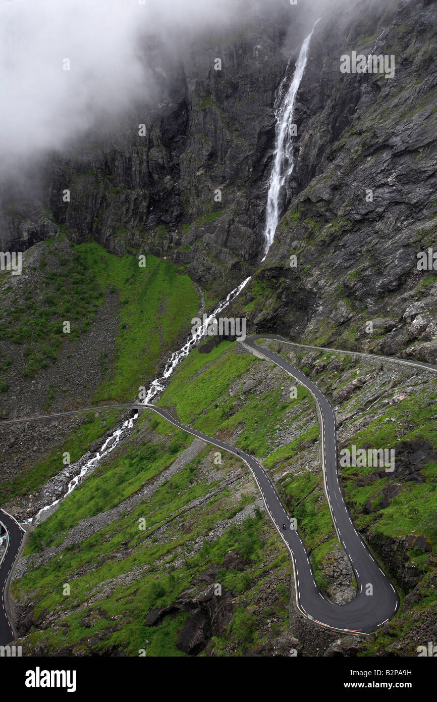 Norway Trollstigen Road Stock Photo - Alamy