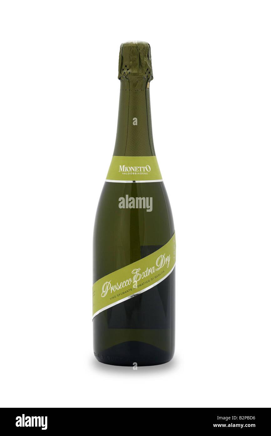 monetto valdobbiadene prosecco extra dry wine Stock Photo - Alamy