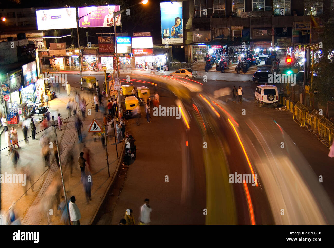 Bangalore city traffic hi-res stock photography and images - Alamy