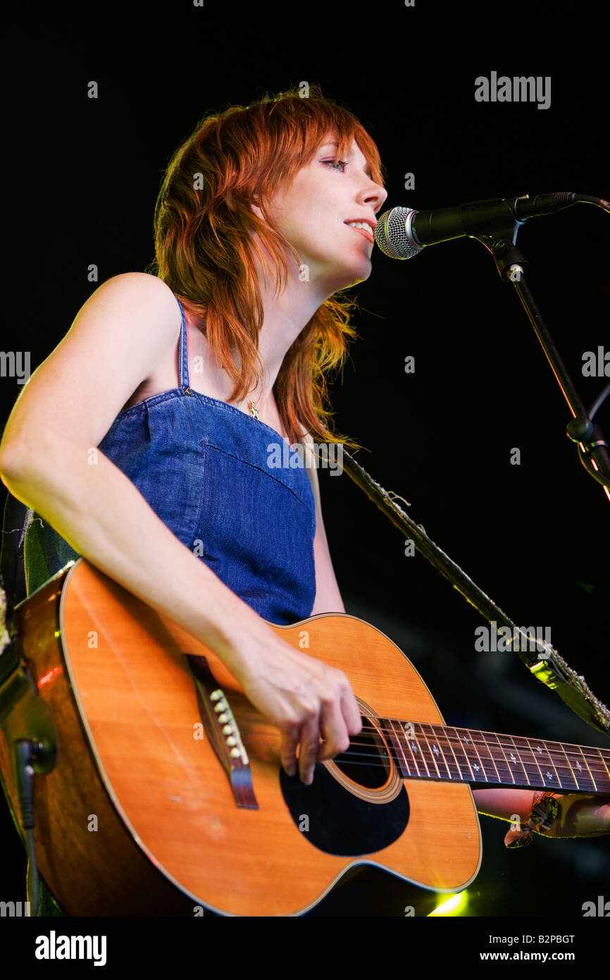Beth Orton performing live at The Big Chill Festival 2008, Eastnor ...
