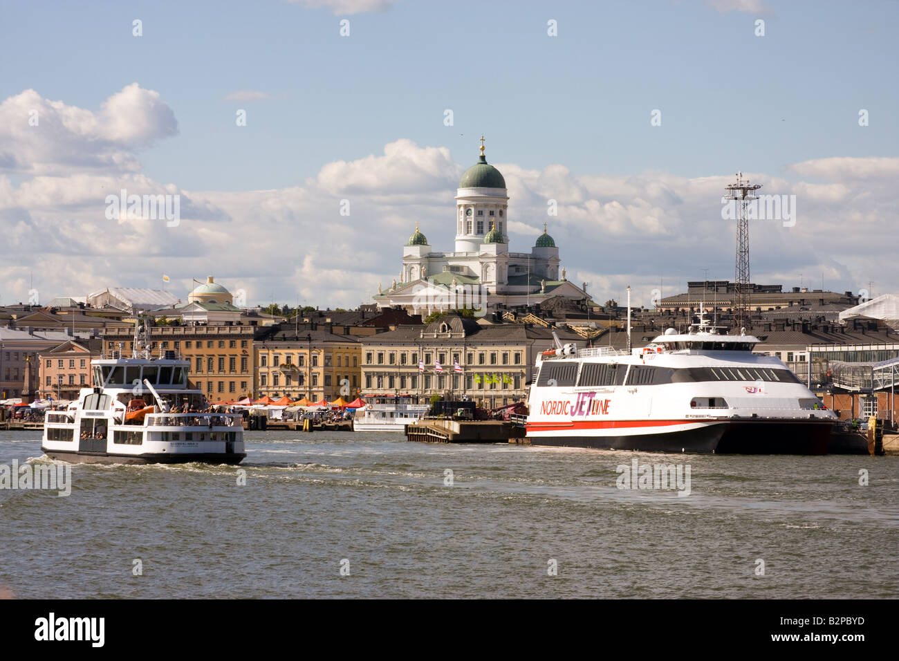 View of Helsinki Finland from the sea Stock Photo - Alamy
