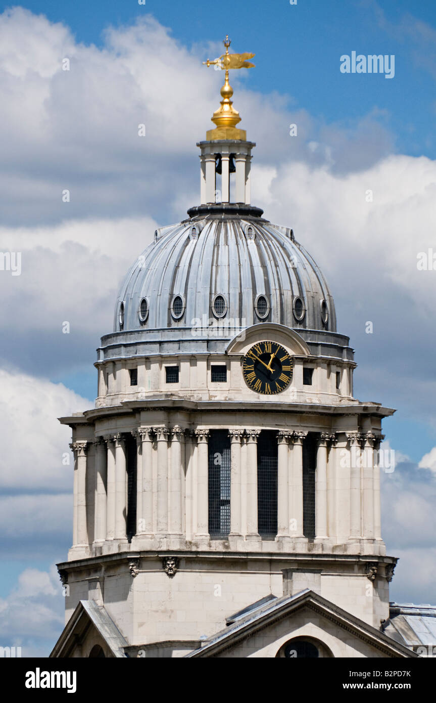 Naval College dome Greenwich London Stock Photo - Alamy