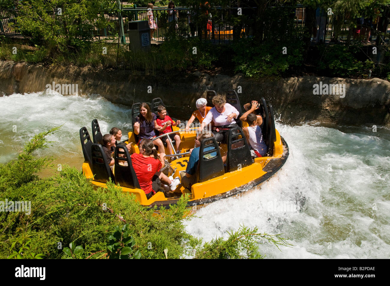 Raging Rapids River Ride Stock Photo - Alamy